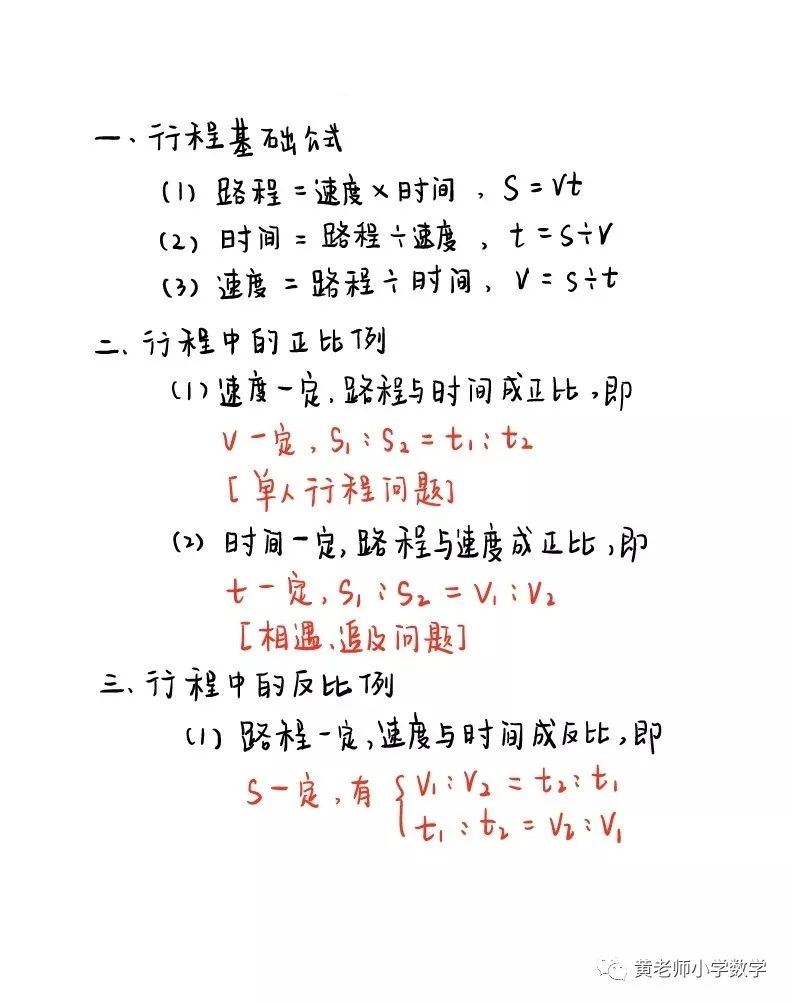 六年级下册数学巧用比例解行程问题